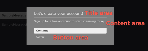GitHub - rokudev/standard-dialog-framework: Demonstrates how to create ...
