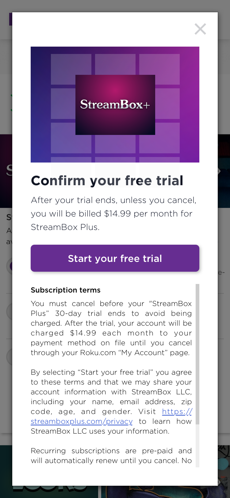 Instant Signup | Roku Developer
