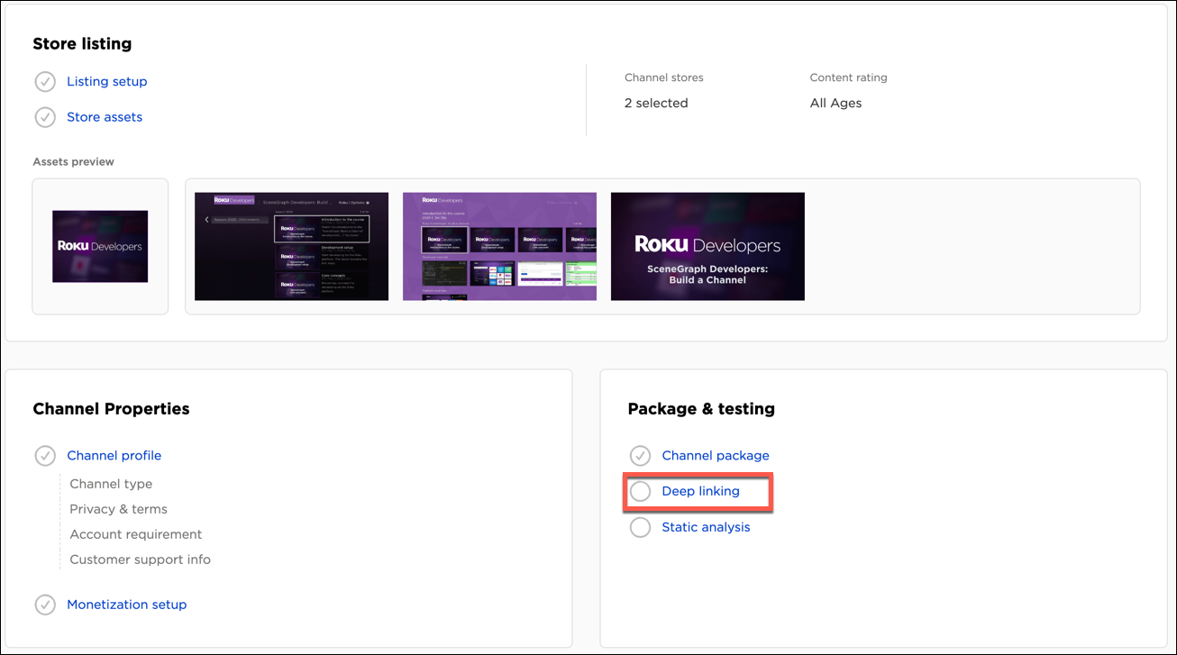 App publishing | Roku Developer