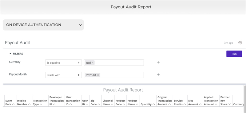 Roku Pay reports | Roku Developer