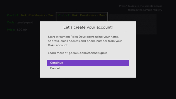 SceneGraph ChannelStore | Roku Developer