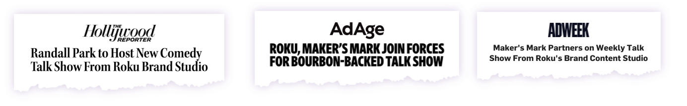 How Maker’s Mark Found TV Streaming Success with Roku Brand Studio and ...