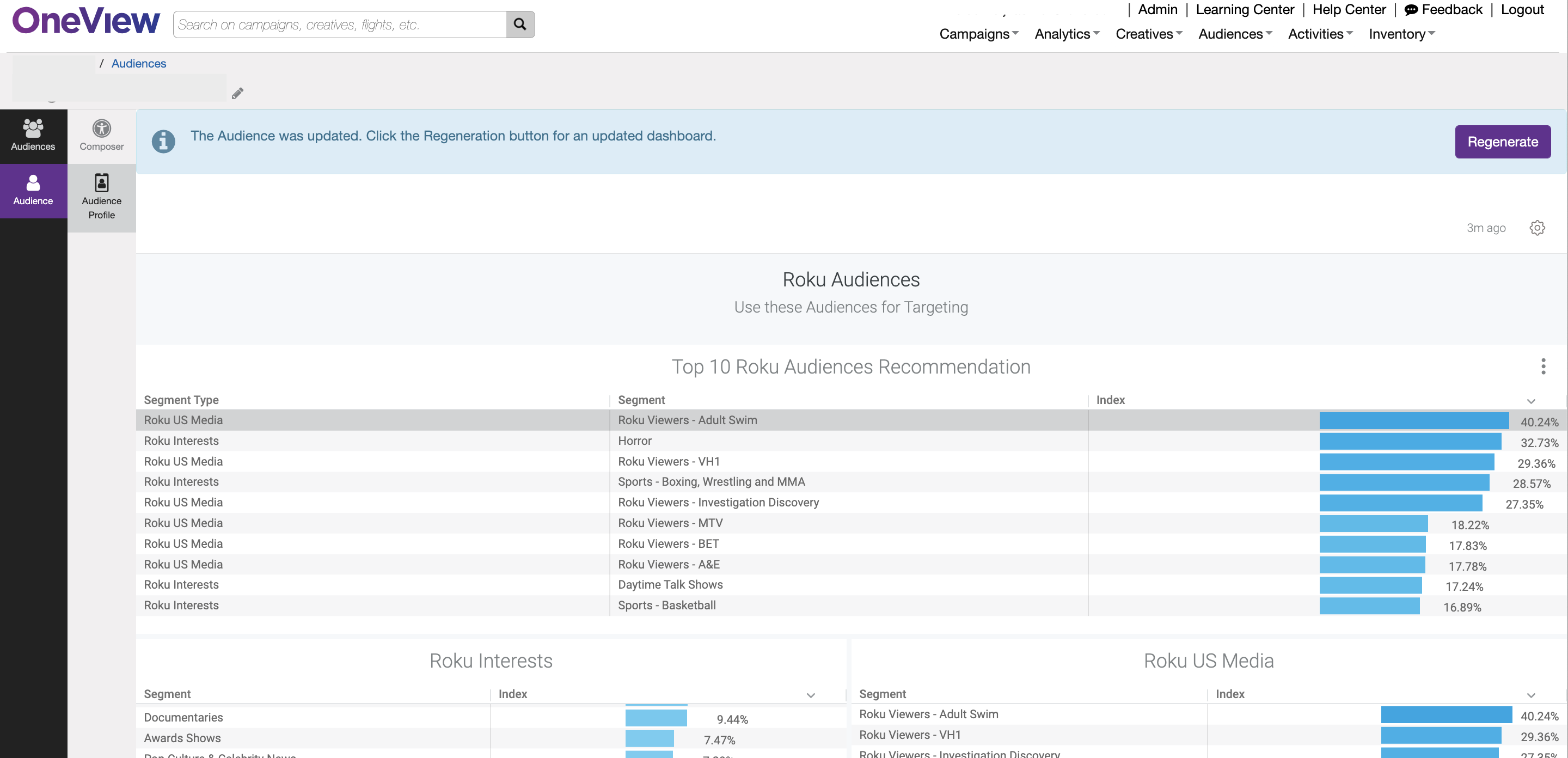 Put your insights into action with Roku’s Audience Profile Tool
