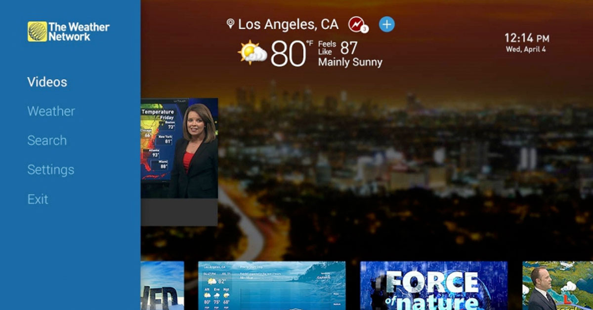 The Weather Network now reporting on the Roku platform
