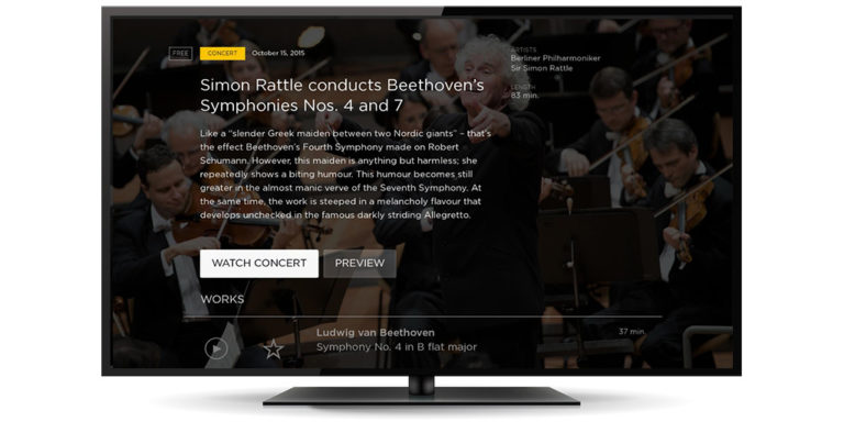 Digital Concert Hall, now available on Roku streaming devices globally!
