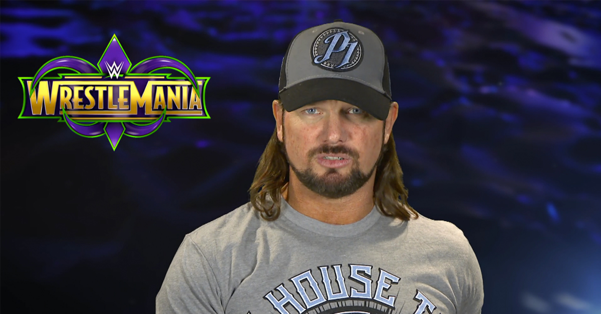 An interview with WWE Superstar AJ Styles