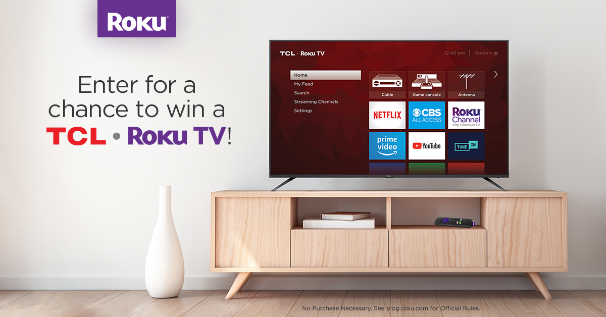 Win a 55″ 6-Series TCL Roku TV!