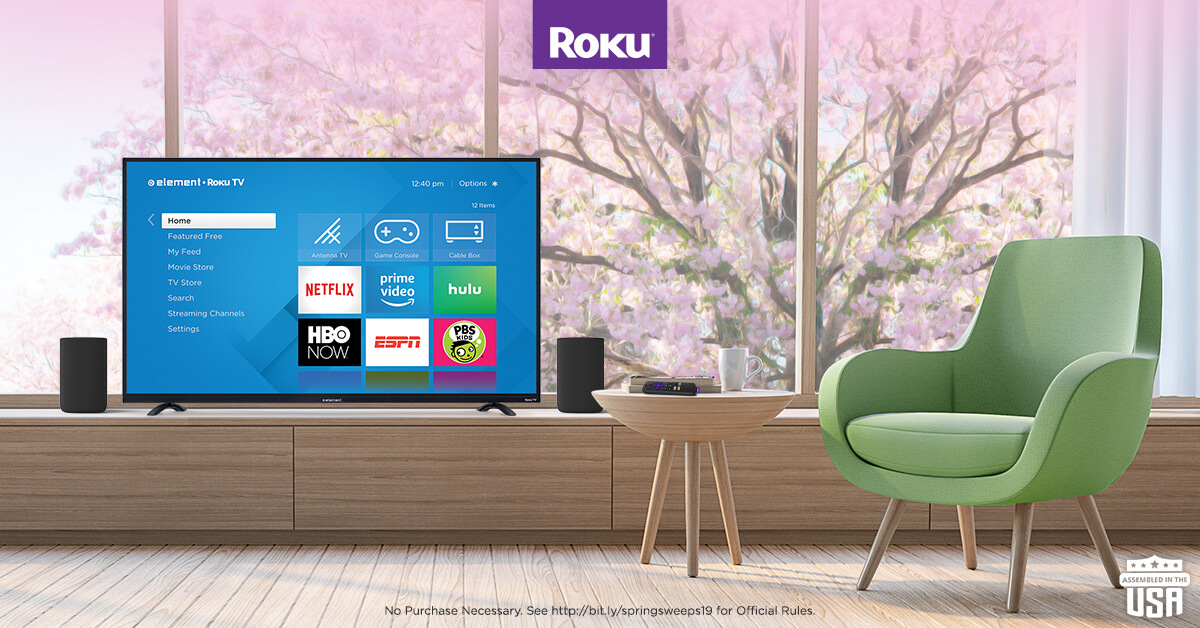 Enter for your chance to win an Element Roku TV and Roku TV Wireless ...