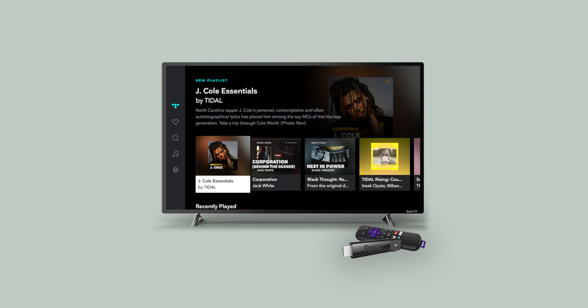 TIDAL is now streaming on the Roku platform in Canada!