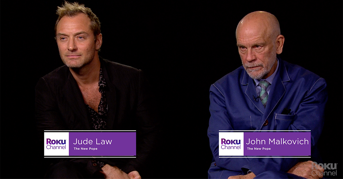 Interview with the cast of The New Pope