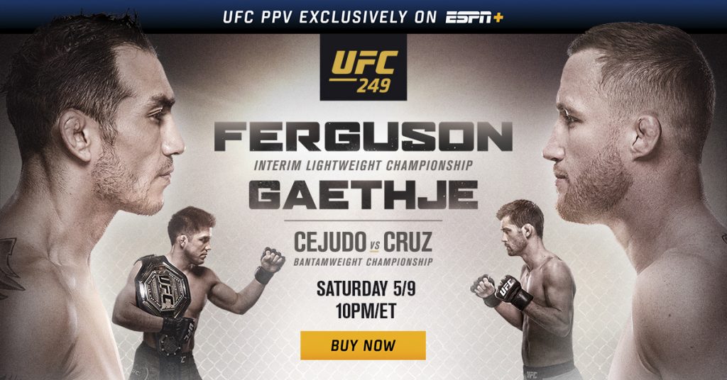 How to stream UFC 249 on Roku devices (Ferguson vs. Gaethje)