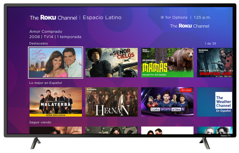 Introducing Espacio Latino on The Roku Channel