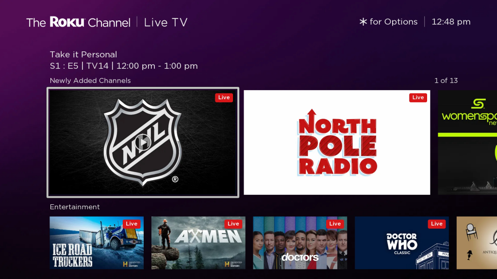 New holiday, sports, and family channels from iHeartRadio, the National Hockey League (NHL), and ...