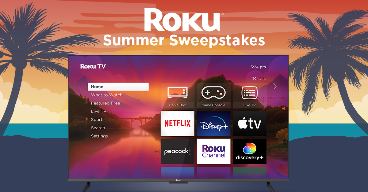 Enter for a chance to win a 55″ Roku Plus Series TV – Roku Summer ...