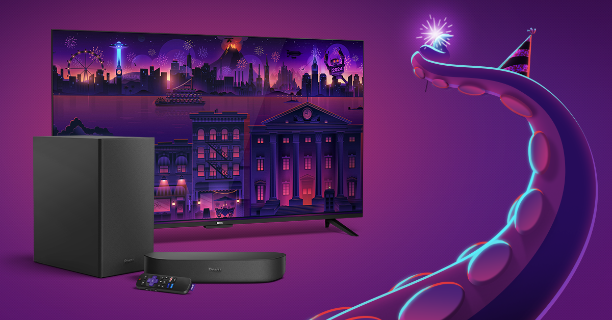 Enter for a chance to win a Roku Select Series TV + Audio Bundle