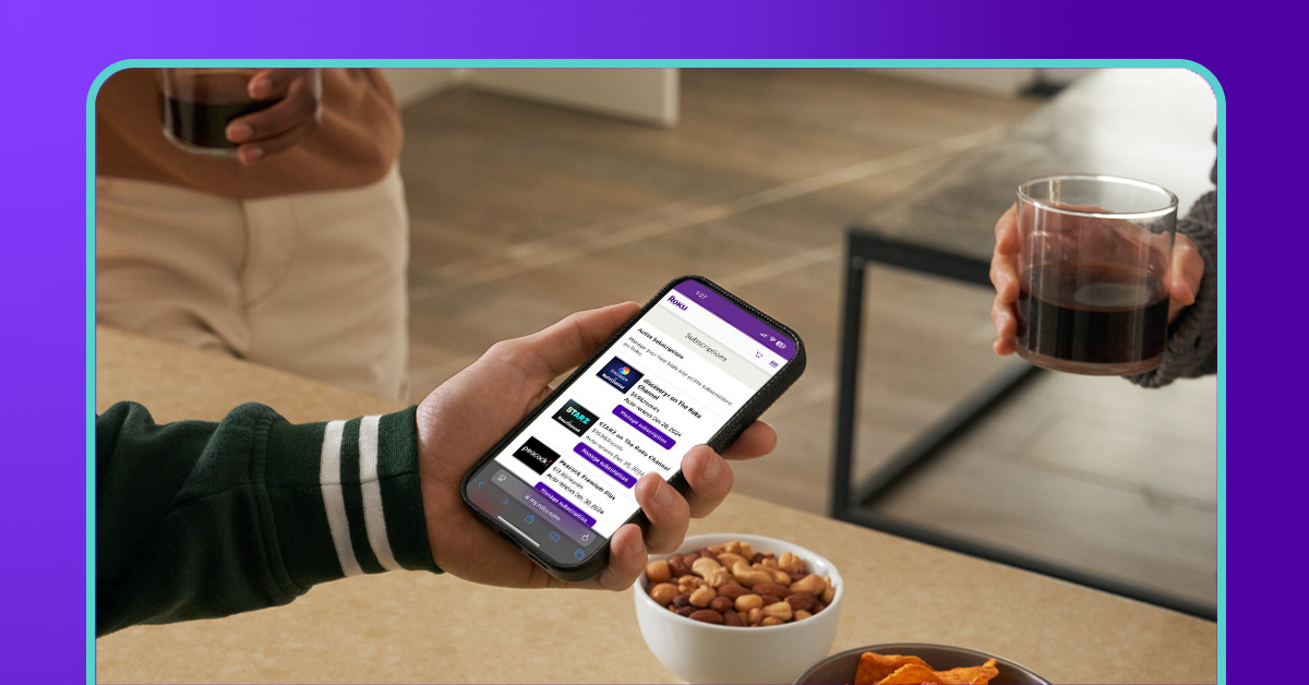 Within thumb’s reach: start subscriptions instantly on your TV