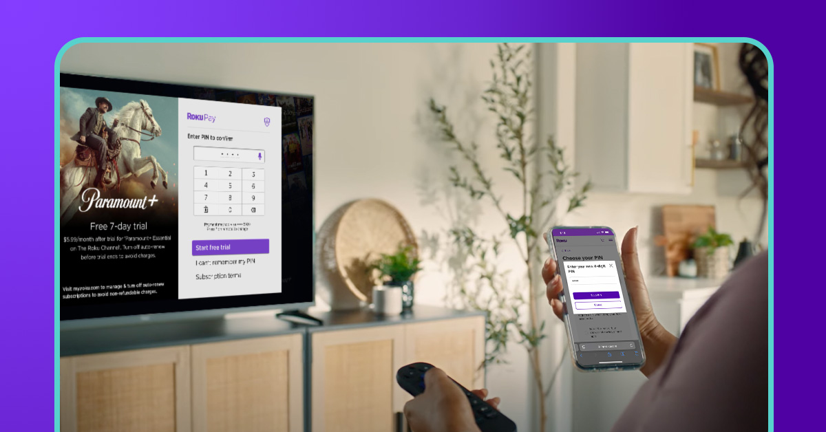 Within thumb’s reach: start subscriptions instantly on your TV