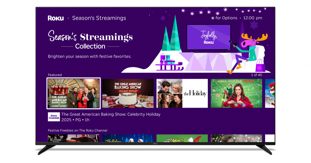Roku has your holiday watchlist ready