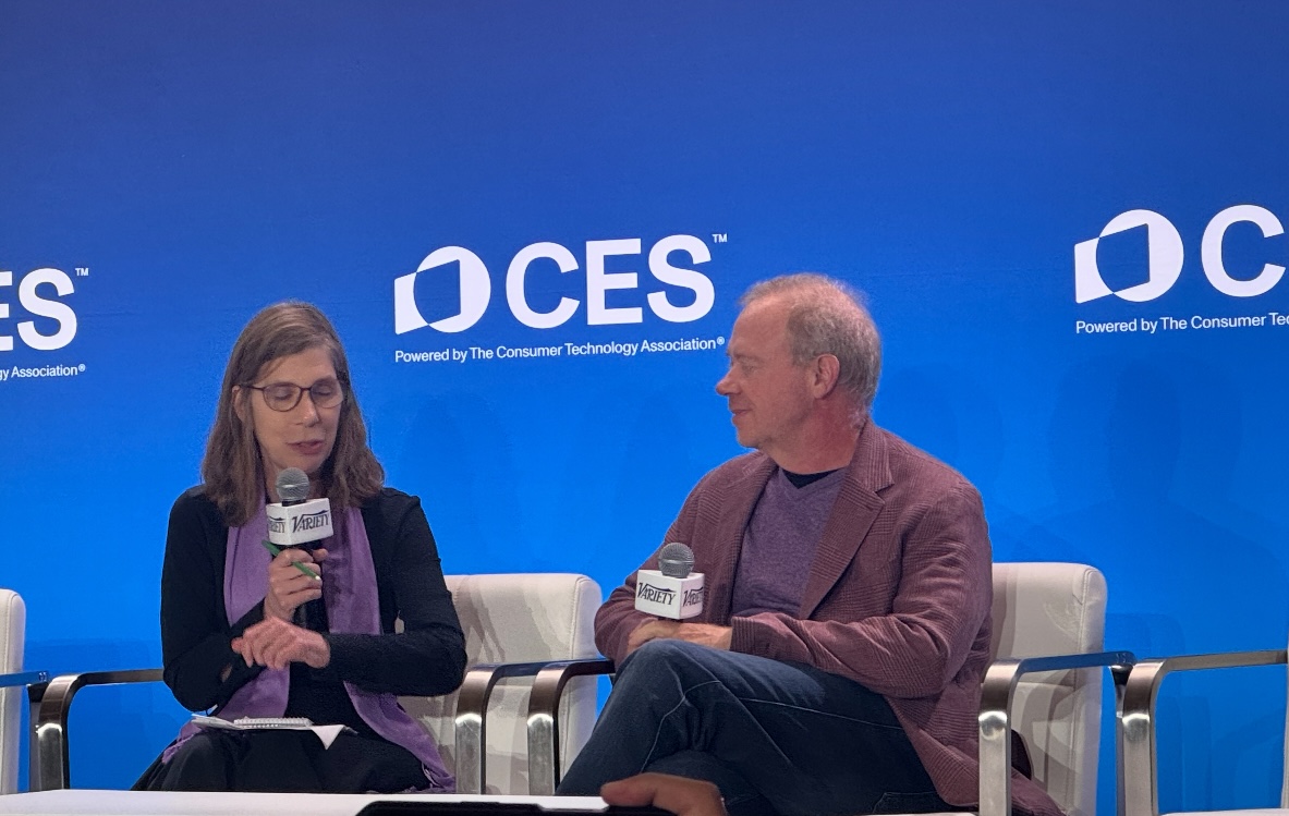 Roku CEO Anthony Wood speaks with Variety at CES (2026)