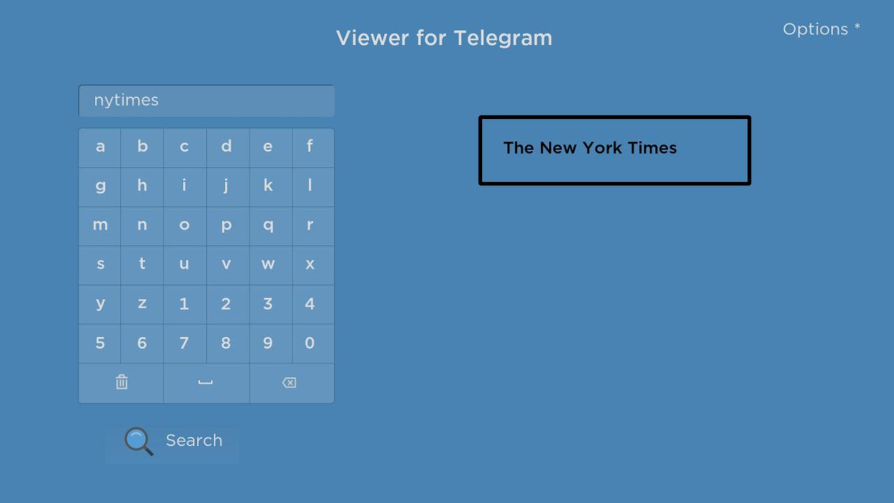 Viewer for Telegram | TV App | Roku Channel Store | Roku
