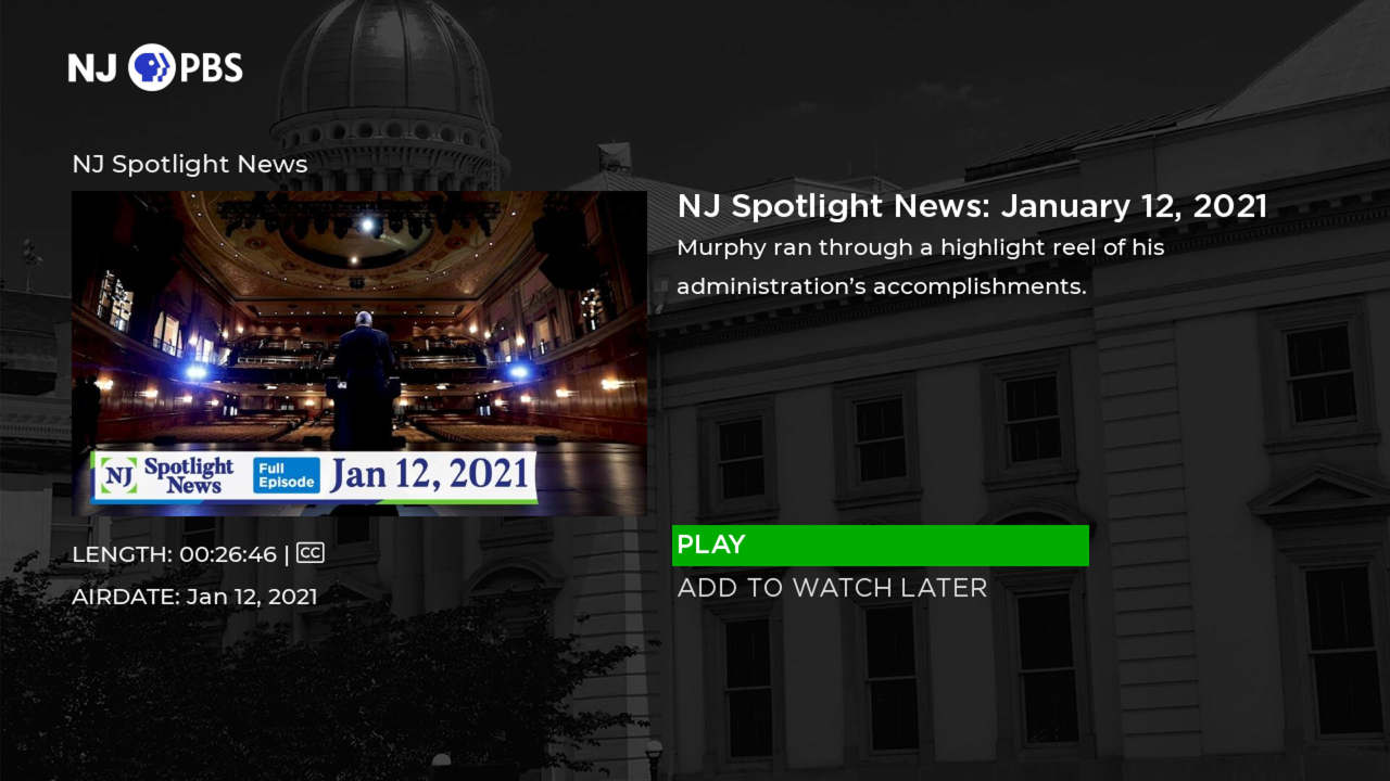 NJ PBS | TV App | Roku Channel Store | Roku