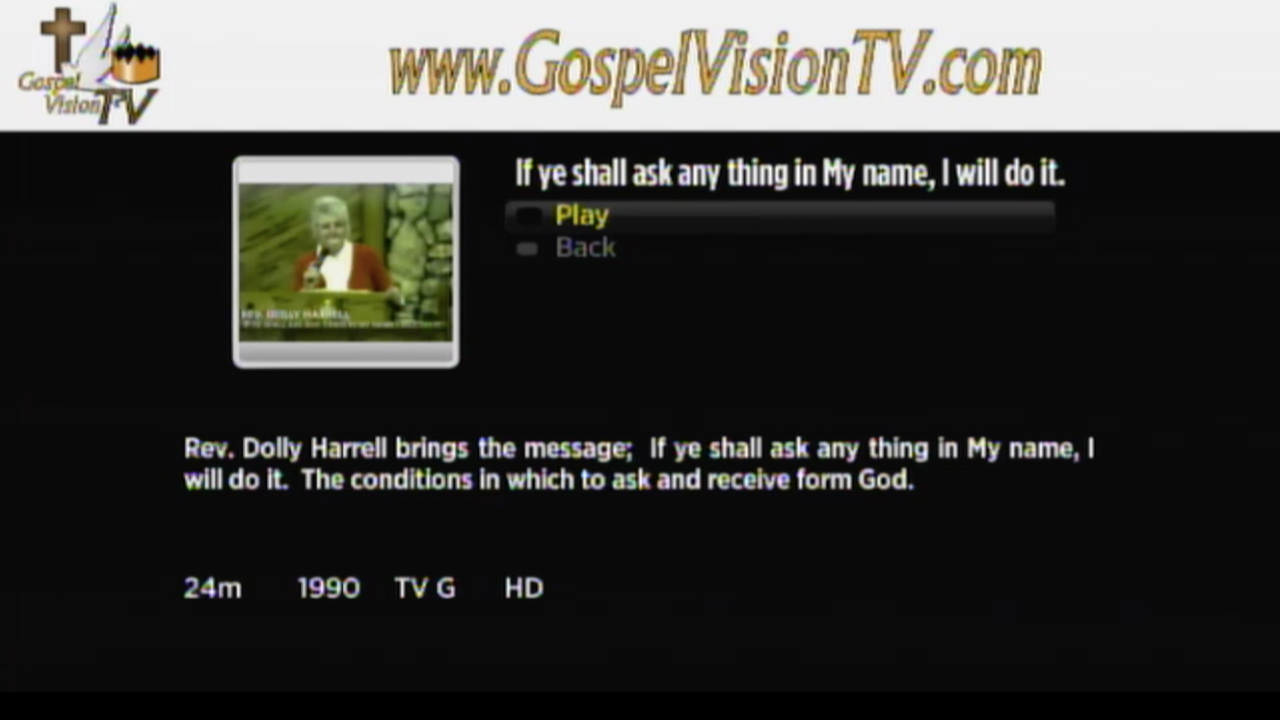 Gospel Vision TV | TV App | Roku Channel Store | Roku