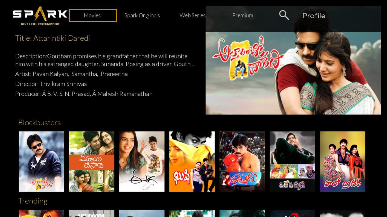 Spark OTT | TV App | Roku Channel Store | Roku