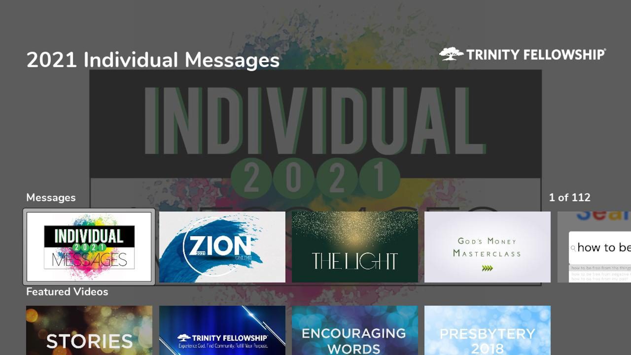 Trinity Fellowship | TV App | Roku Channel Store | Roku