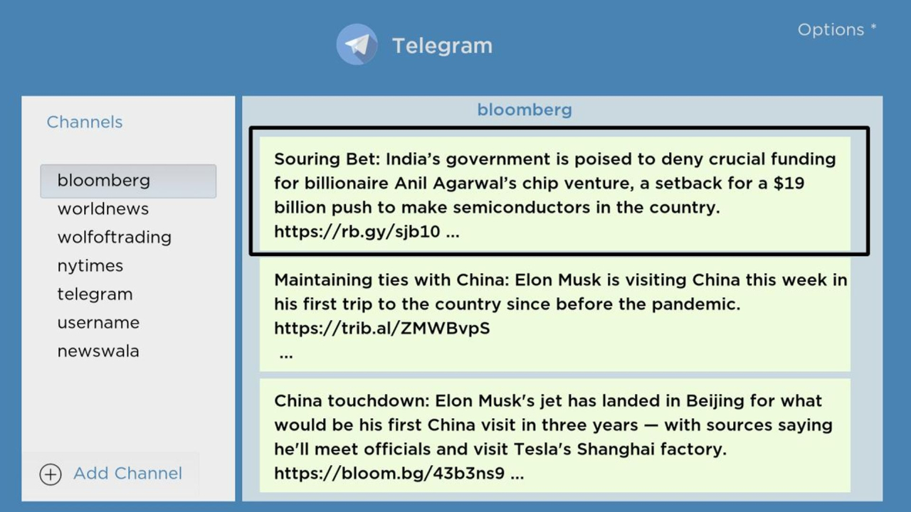 Viewer for Telegram | TV App | Roku Channel Store | Roku