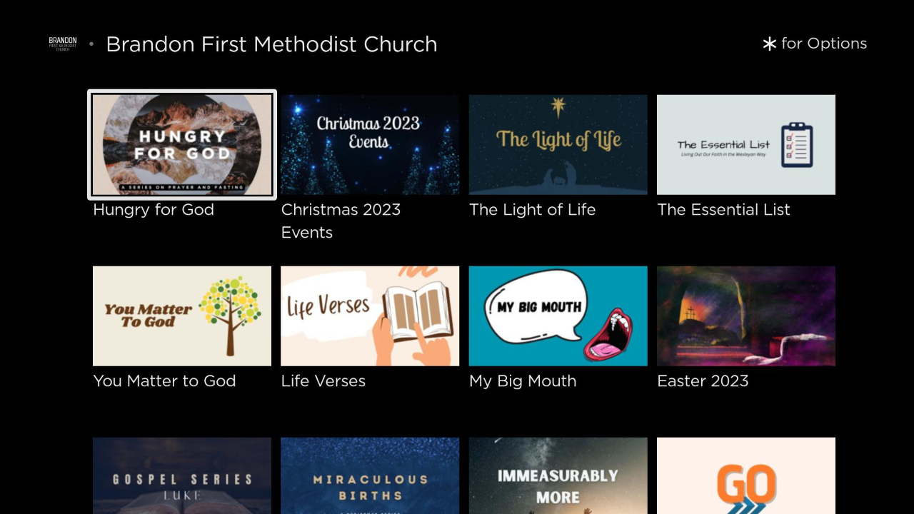 Brandon First Methodist Church | TV App | Roku Channel Store | Roku