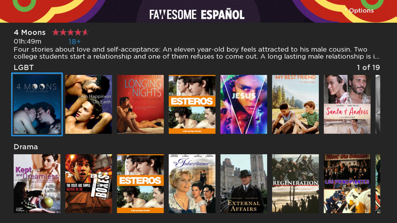 Spanish Movies & TV by Fawesome | TV App | Roku Channel Store | Roku