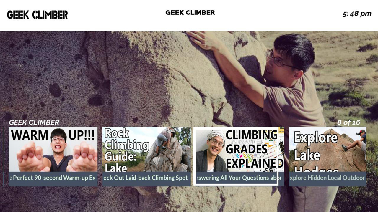 Geek Climber | TV App | Roku Channel Store | Roku