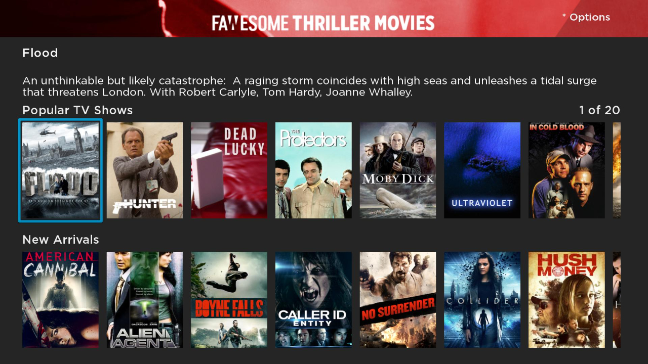 Thriller Movies & TV by Fawesome | TV App | Roku Channel Store | Roku