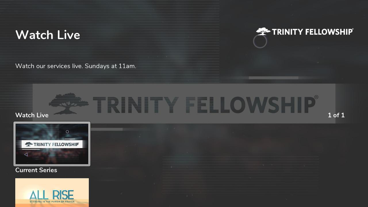 Trinity Fellowship | TV App | Roku Channel Store | Roku