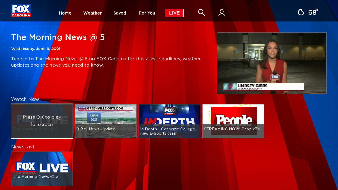 WHNS FOX Carolina News | TV App | Roku Channel Store | Roku
