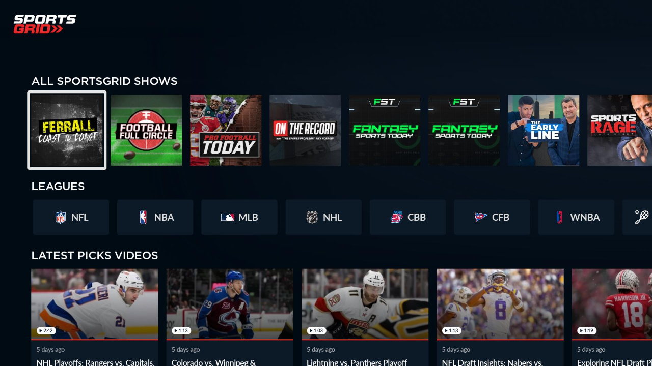 SportsGrid | TV App | Roku Channel Store | Roku