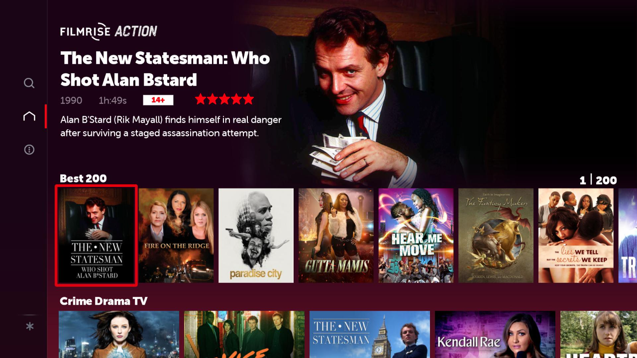 FilmRise Action | TV App | Roku Channel Store | Roku