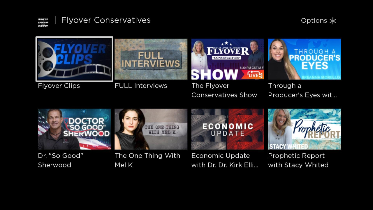 Flyover Conservatives | TV App | Roku Channel Store | Roku