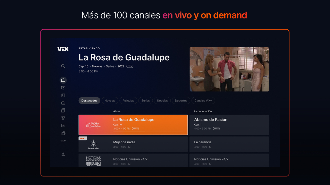 ViX: Cine y TV Gratis en Español | TV App | Roku Channel Store | Roku