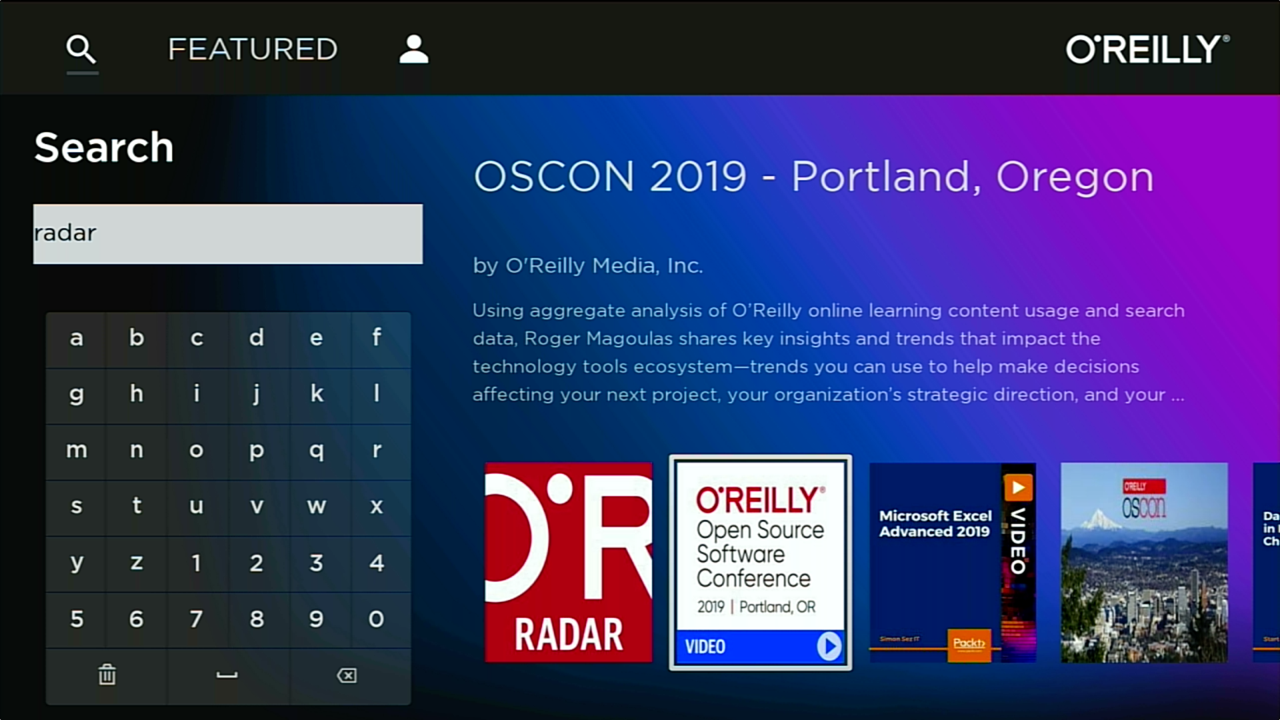 O'Reilly | TV App | Roku Channel Store | Roku