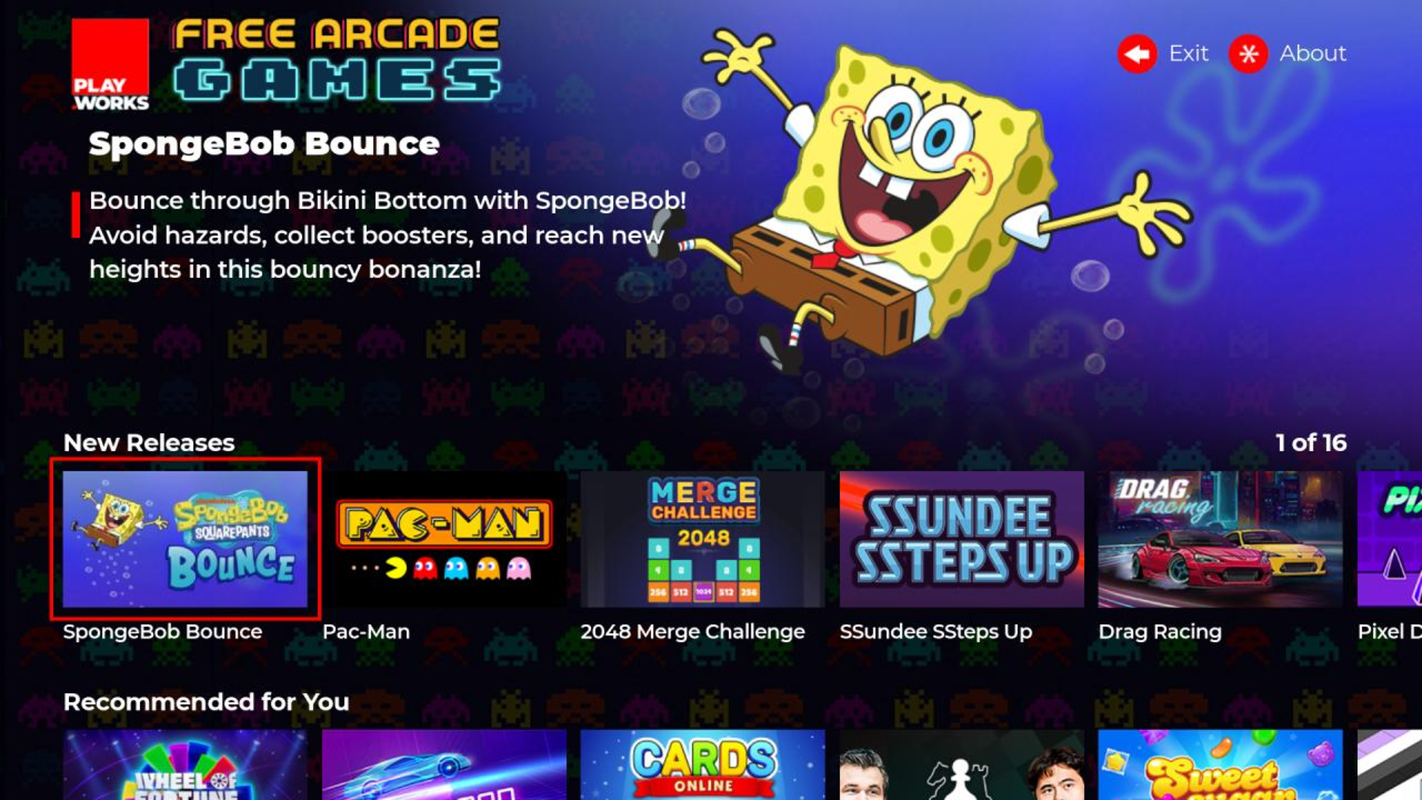 Free Arcade Games by PlayWorks | TV App | Roku Channel Store | Roku