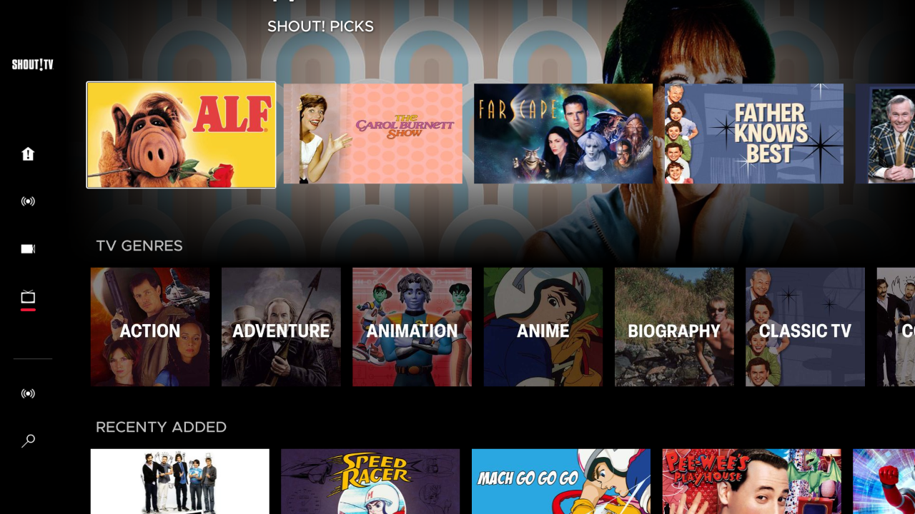 Shout! TV | TV App | Roku Channel Store | Roku