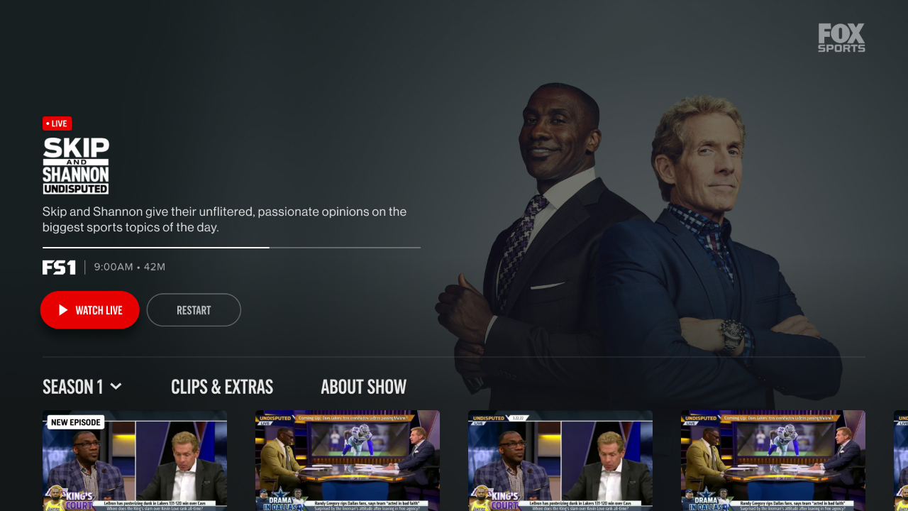 FOX Sports | TV App | Roku Channel Store | Roku