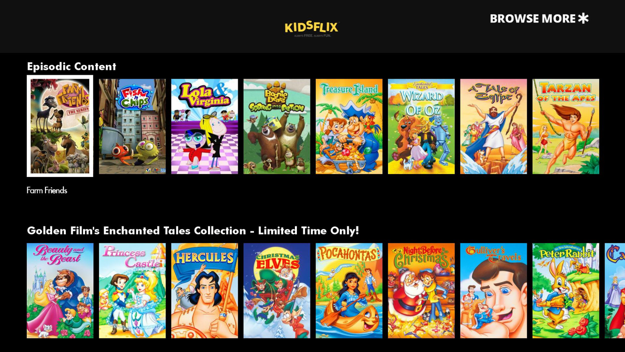 KidsFlix | TV App | Roku Channel Store | Roku