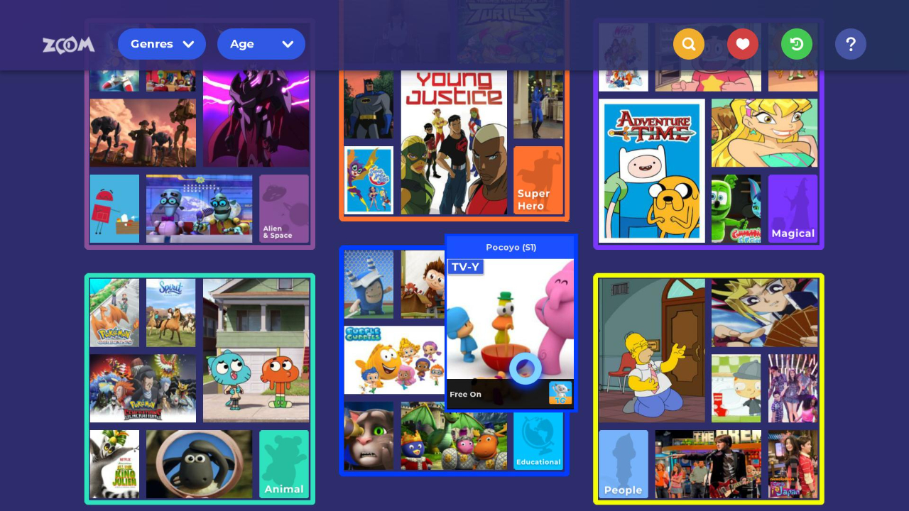 Zoom TV for Kids | TV App | Roku Channel Store | Roku