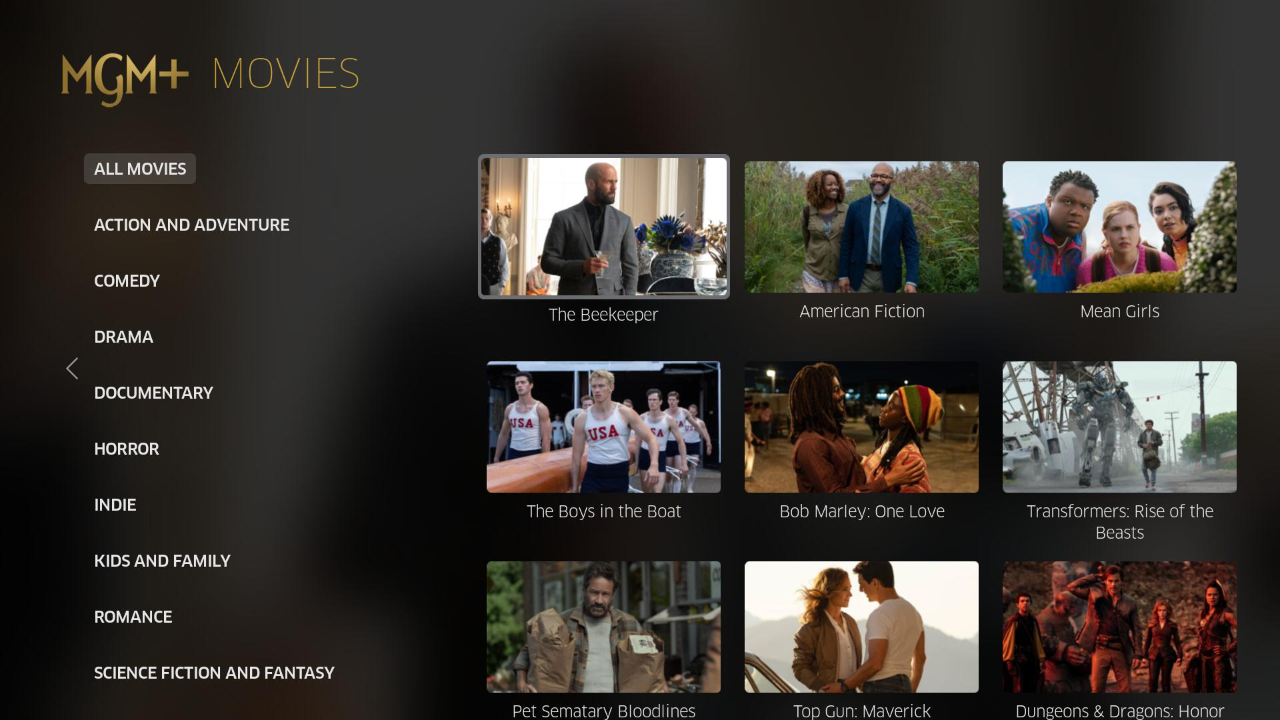 MGM+ | TV App | Roku Channel Store | Roku