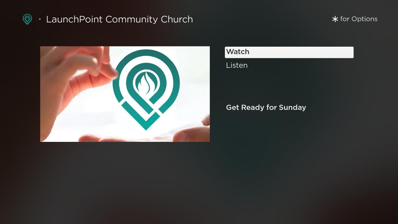 LaunchPoint Community Church | TV App | Roku Channel Store | Roku