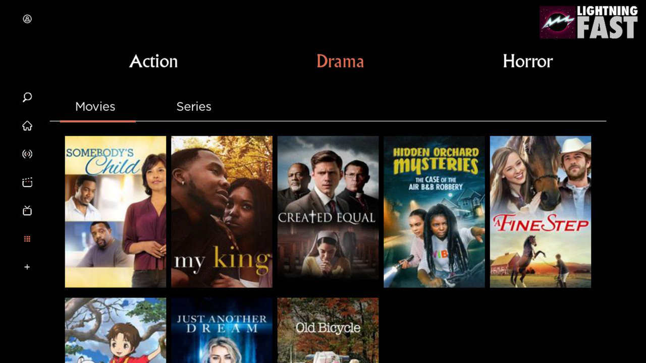 Lightning Fast | TV App | Roku Channel Store | Roku