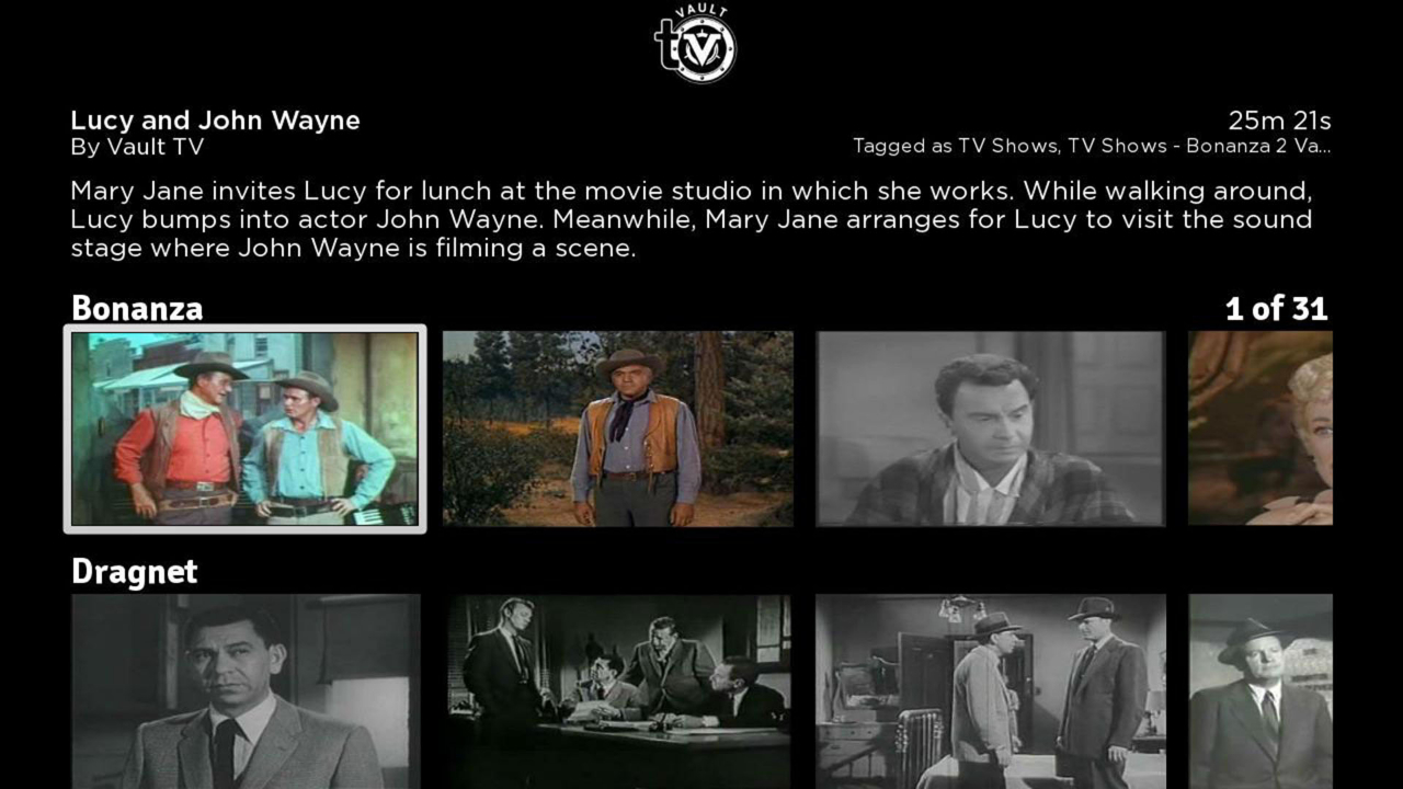 Vault TV | TV App | Roku Channel Store | Roku