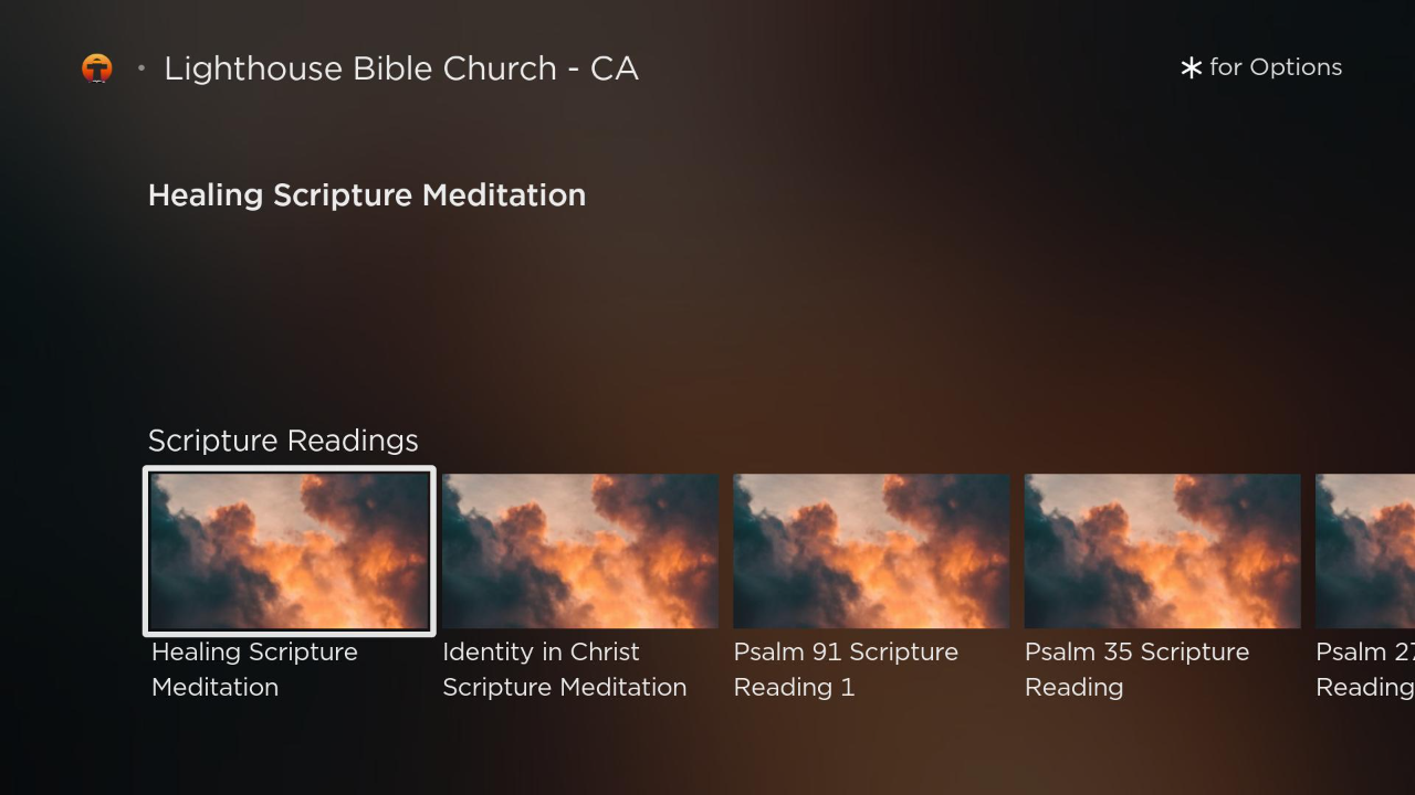 Lighthouse Bible Church - CA | TV App | Roku Channel Store | Roku